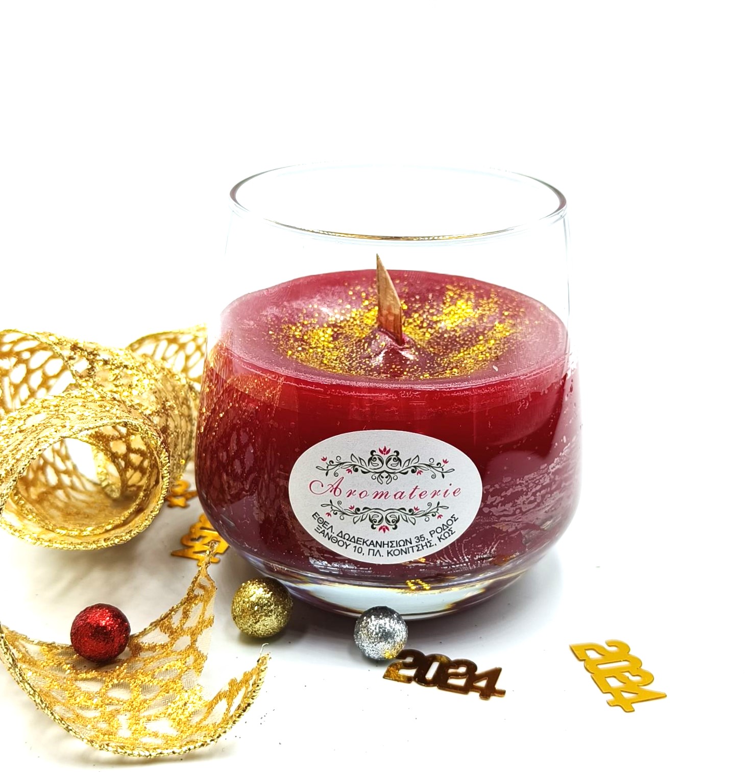 ΚΕΡΙ ΜΕ ΑΡΩΜΑ SMOKY CANDY | Aromaterie Rhodes